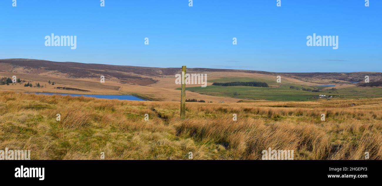 Reap's Cross Monolith, Heptonstall Moor, South Pennines, Calderdale ...
