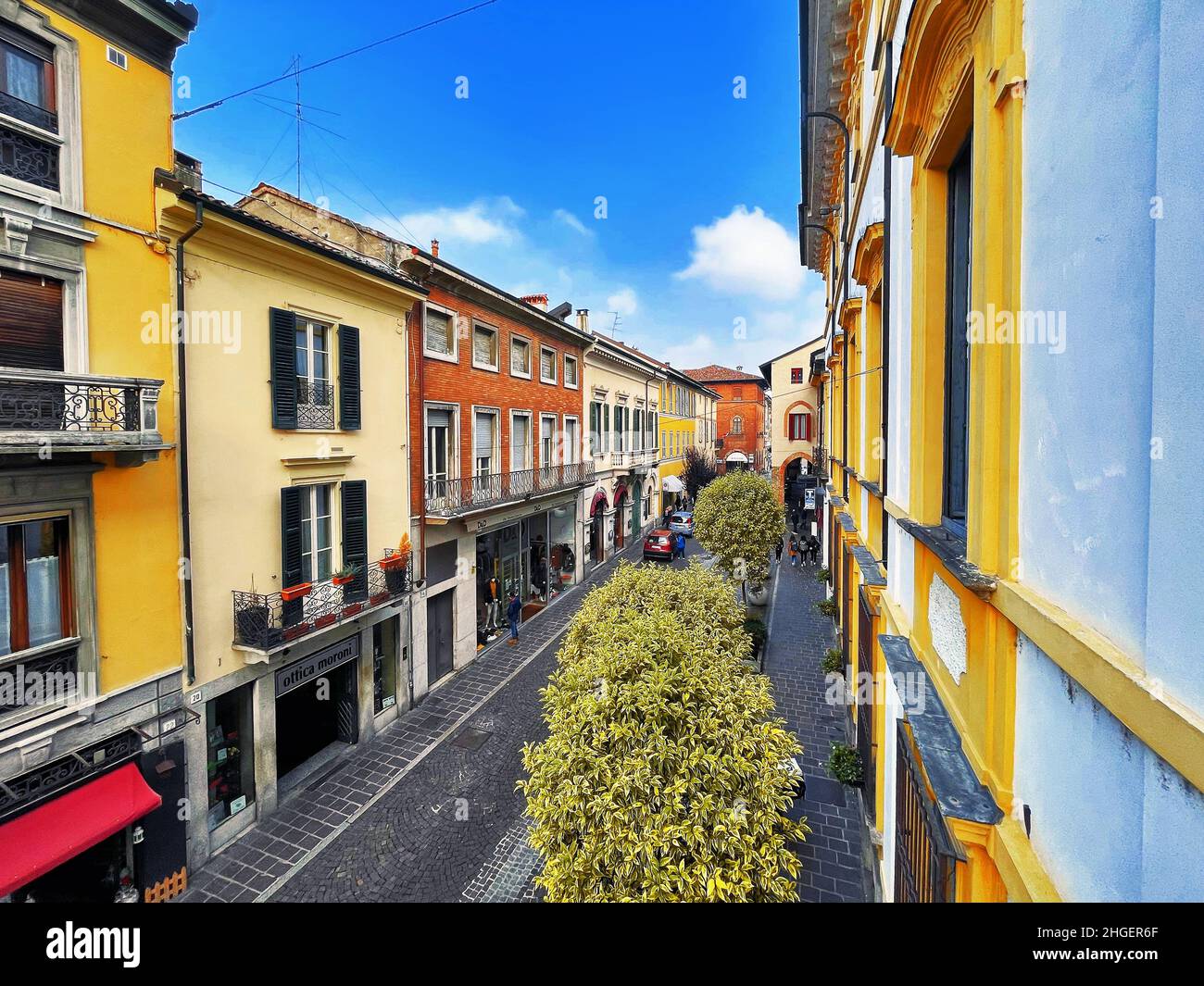 Lodi city center palace, Milan, Italy Stock Photo - Alamy