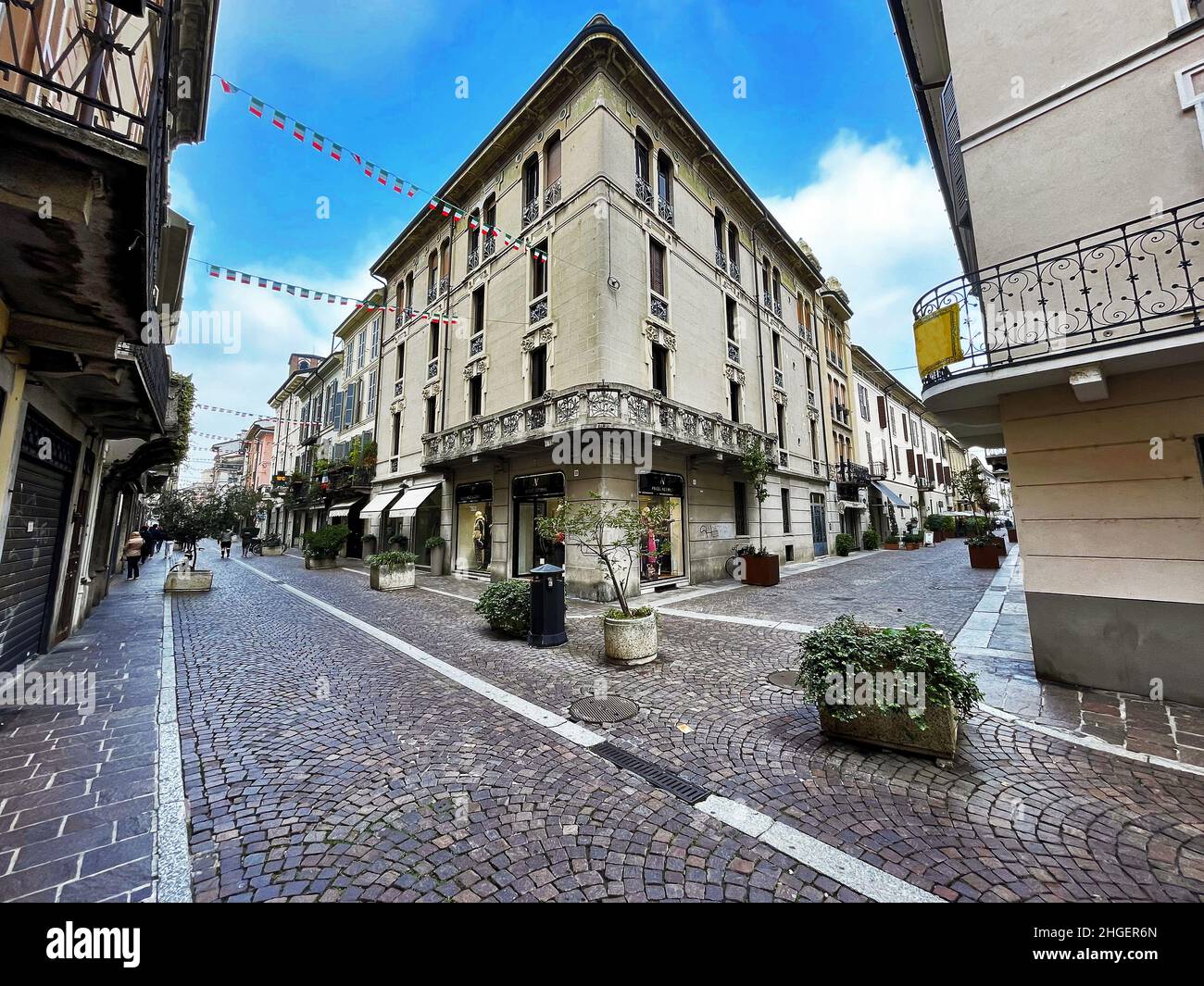 Lodi city center palace, Milan, Italy Stock Photo - Alamy