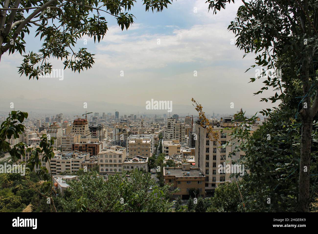 view of tehran, iran in summer Stock Photo - Alamy