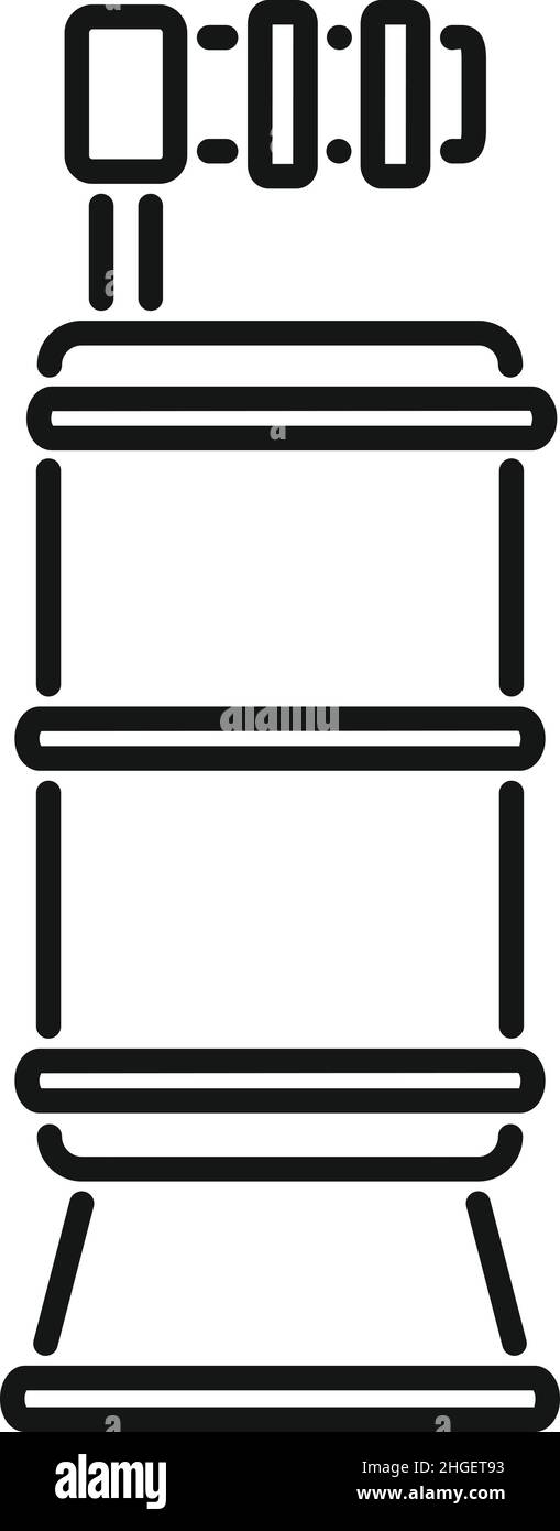 Pump icon outline vector. Water motor. Engine system Stock Vector Image ...