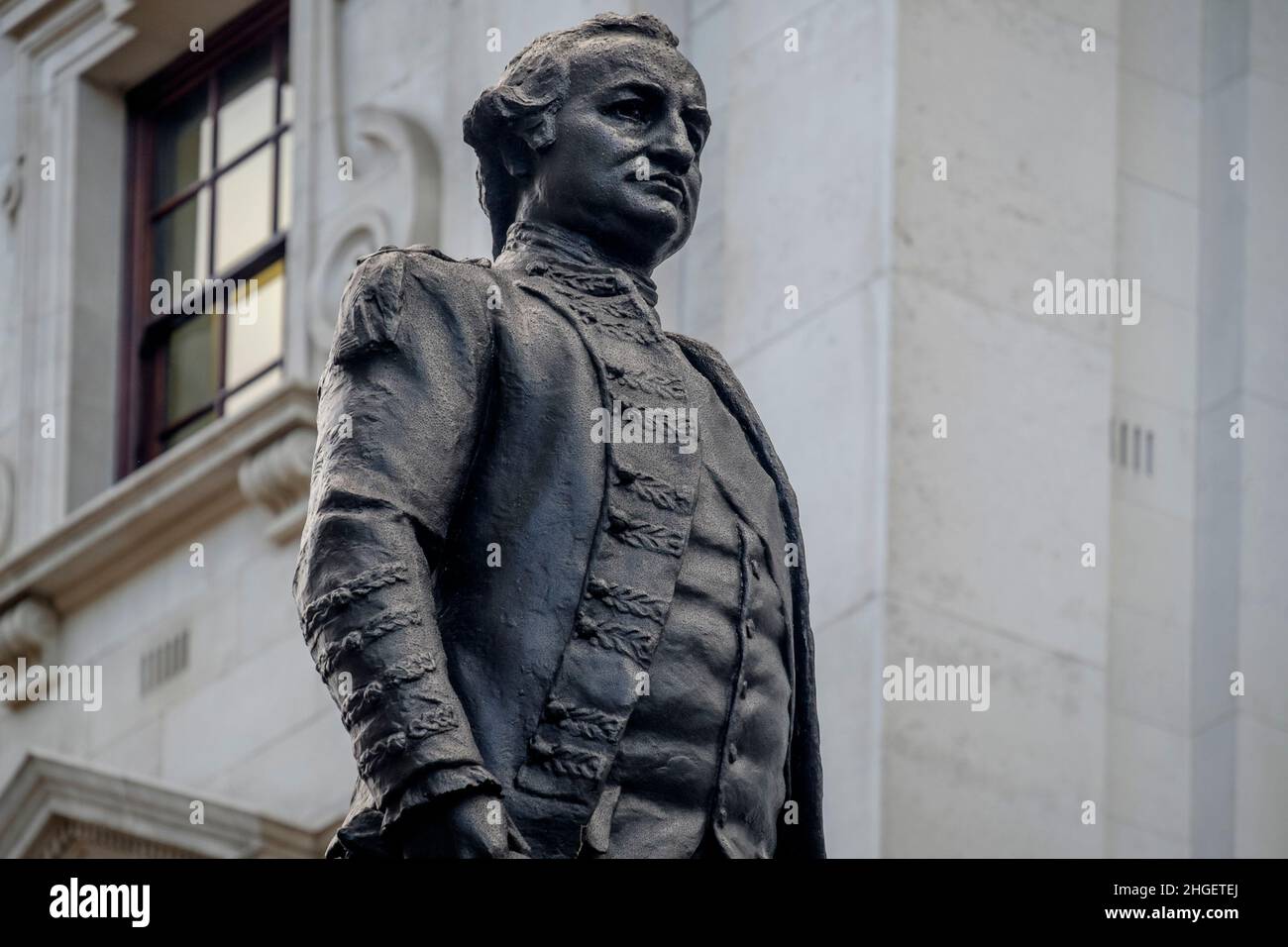 Statue of Robert Clive, King Charles St, Westminster Stock Photo - Alamy