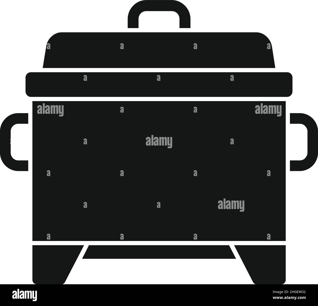 Bbq smokehouse icon simple vector. Grill meat. Tandoor barrel Stock ...