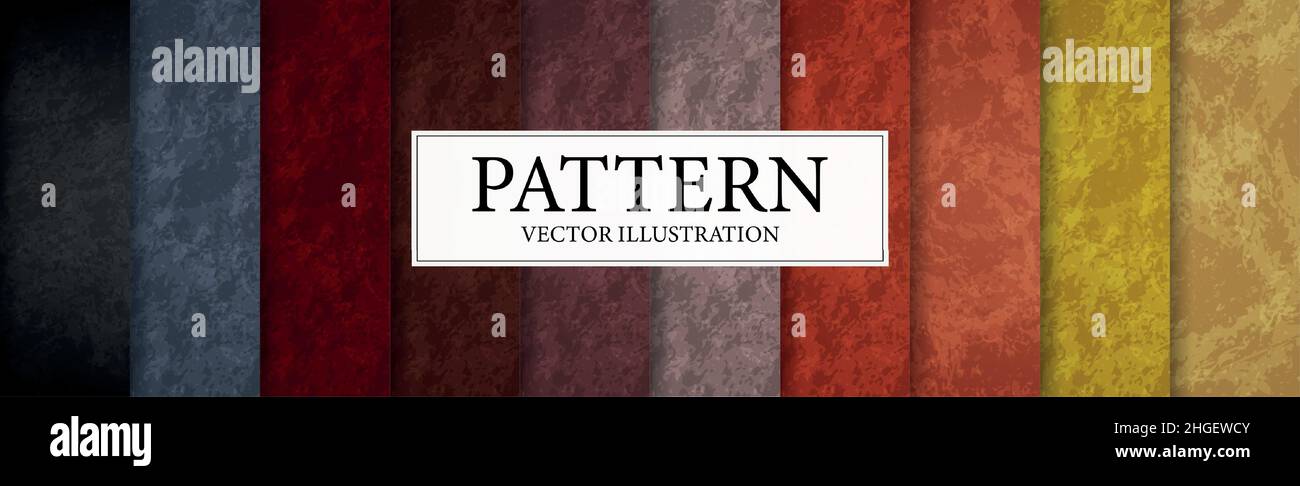 Set of 10 different colorful texture backgrounds - Vector illustration ...