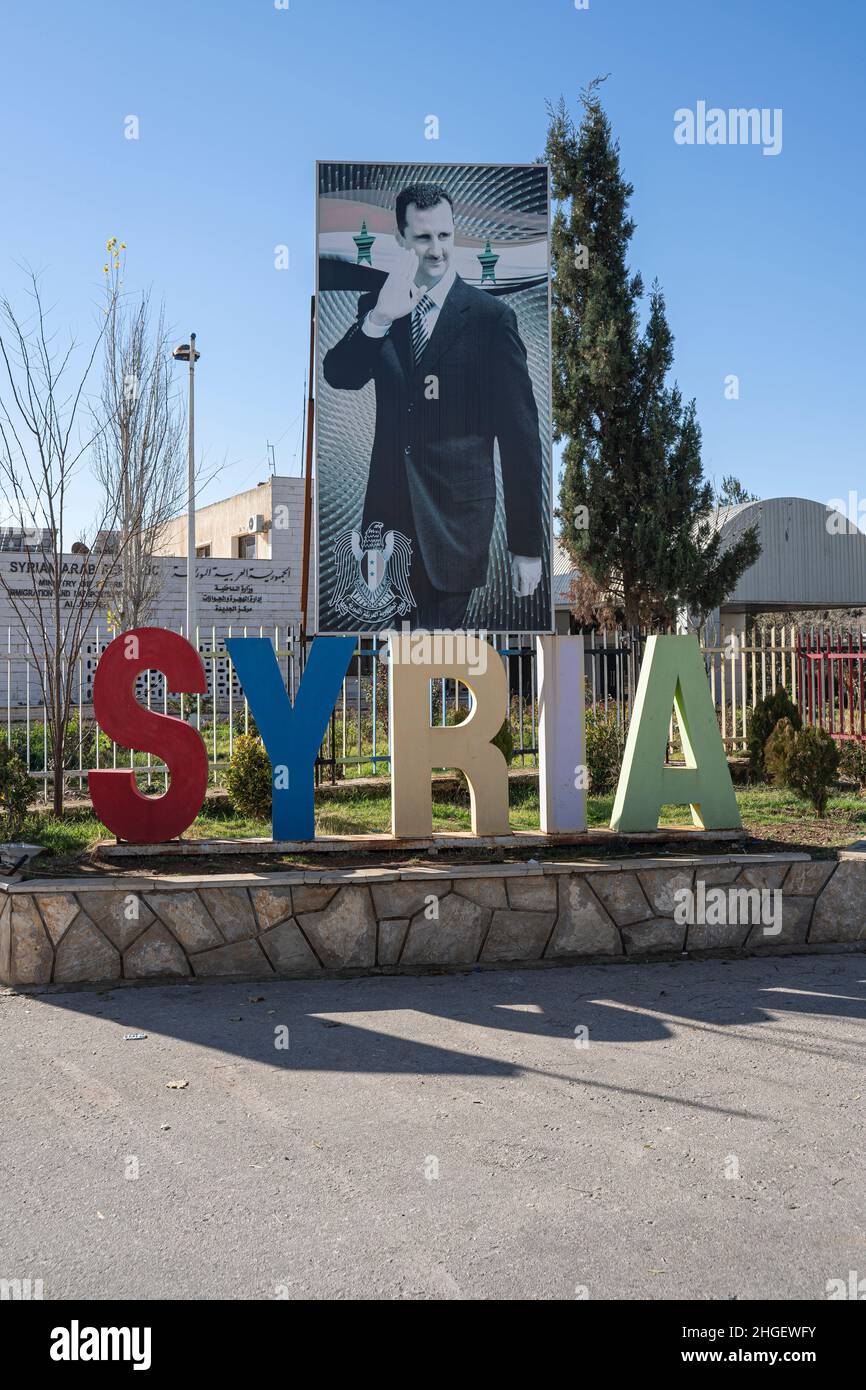 Lebanon syria border masnaa hi-res stock photography and images - Alamy