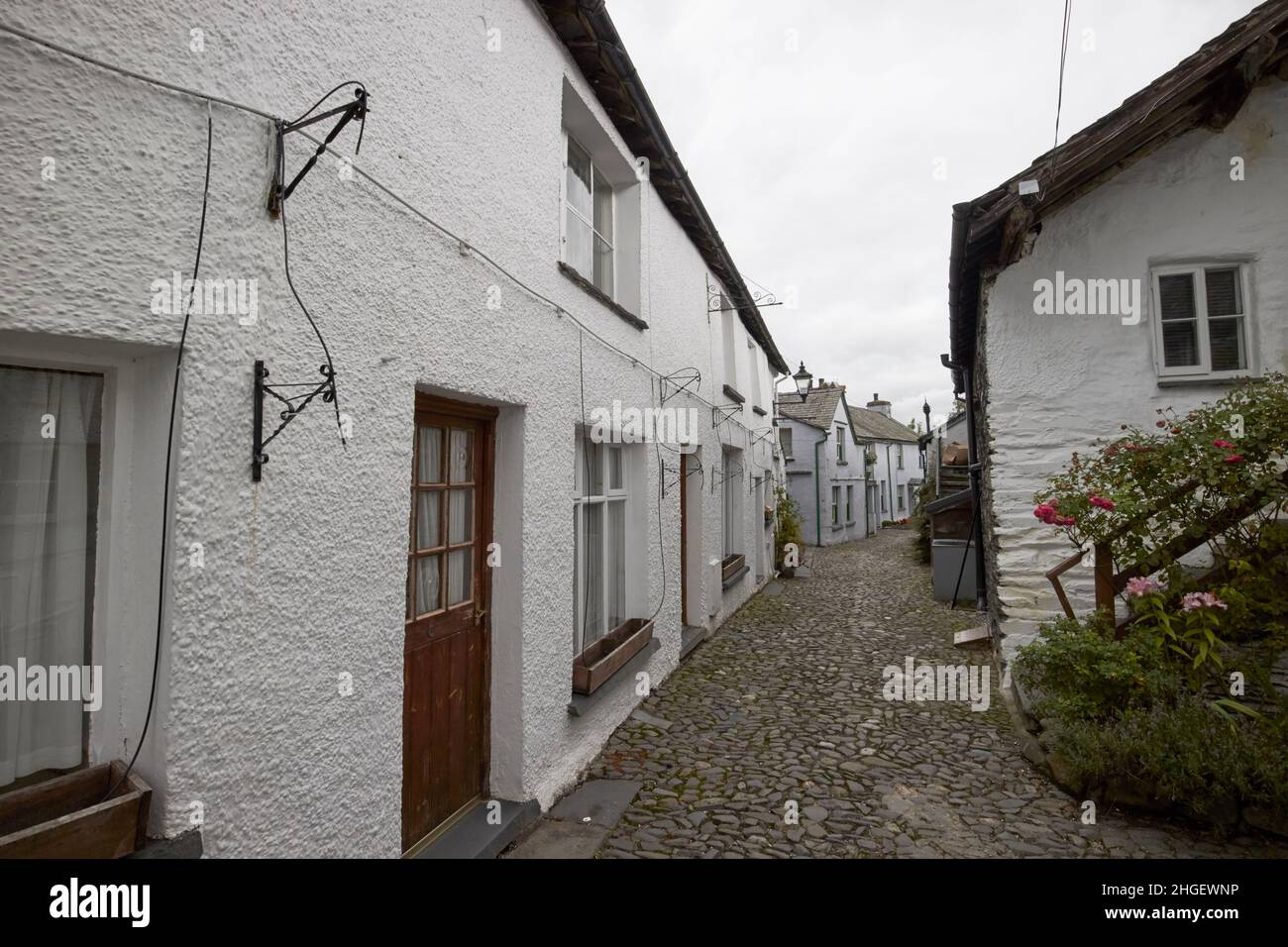 wordsworth street old cobbled street with ann tysons house to the left ...