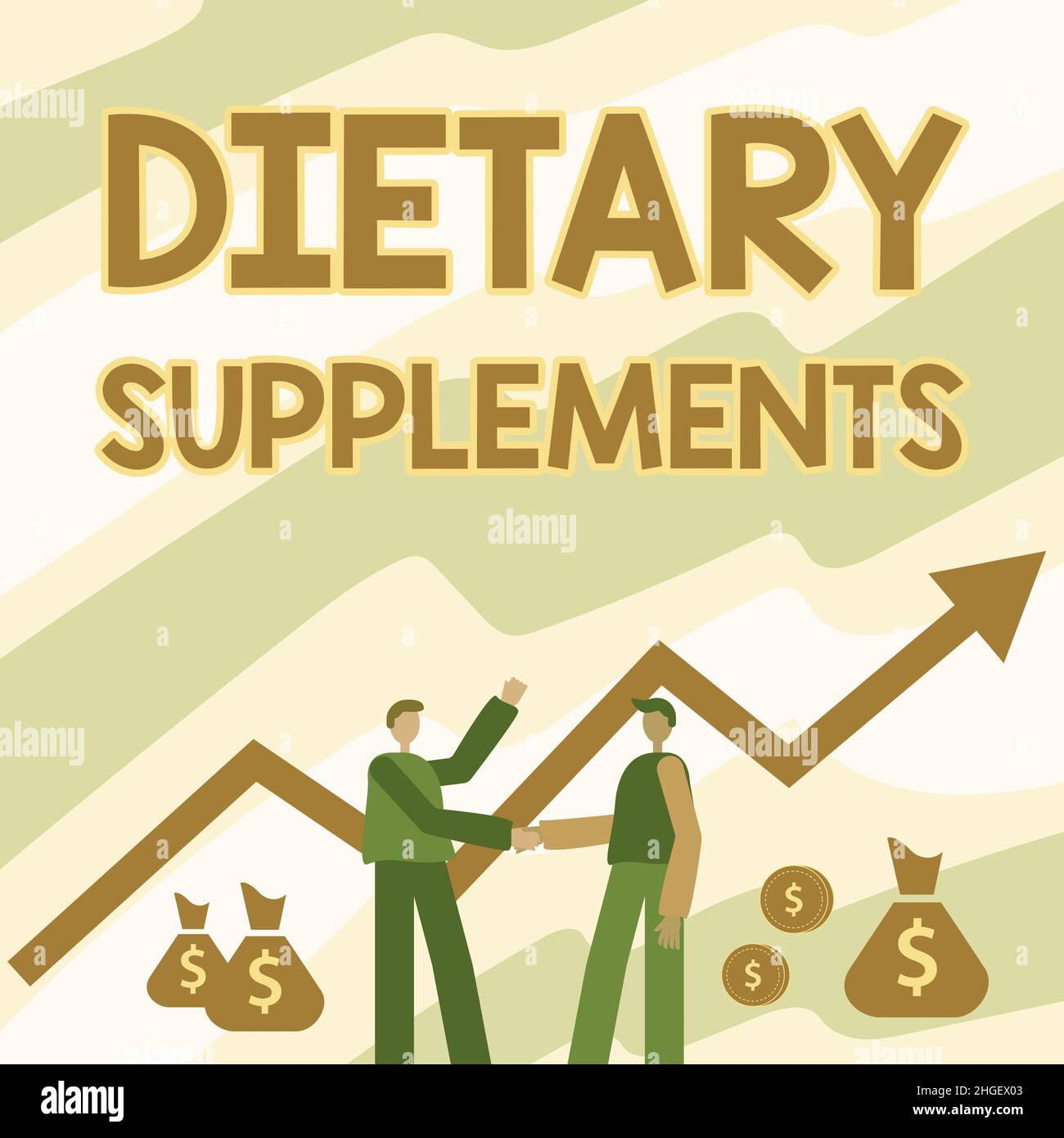 Writing displaying text Dietary Supplements, Word Written on product ...