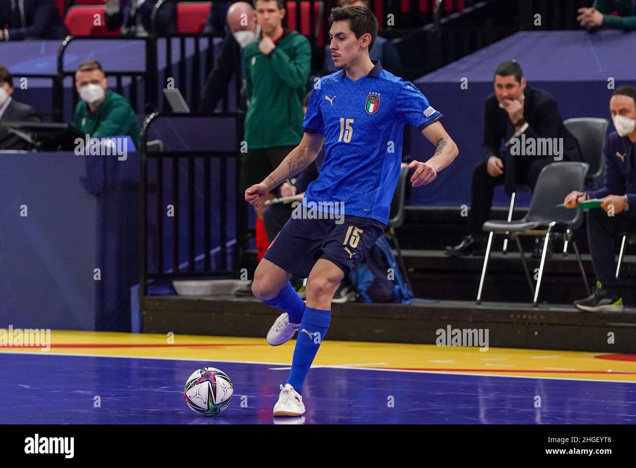 GRONINGEN, NETHERLANDS - JANUARY 20: Gabriel Motta of Italy futsal ...