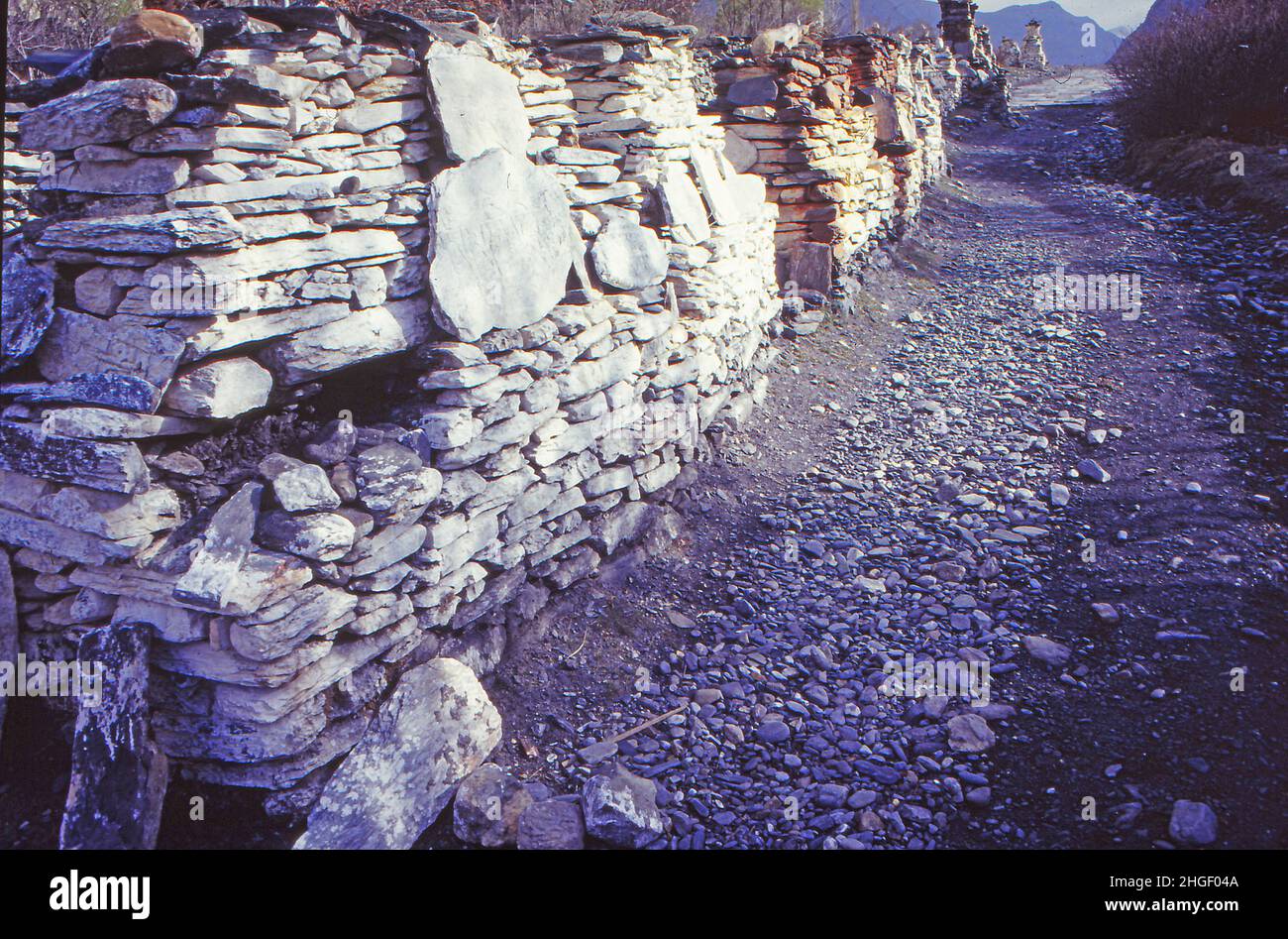 Nepal Hiking Trecking Travel Path Stock Photo - Alamy