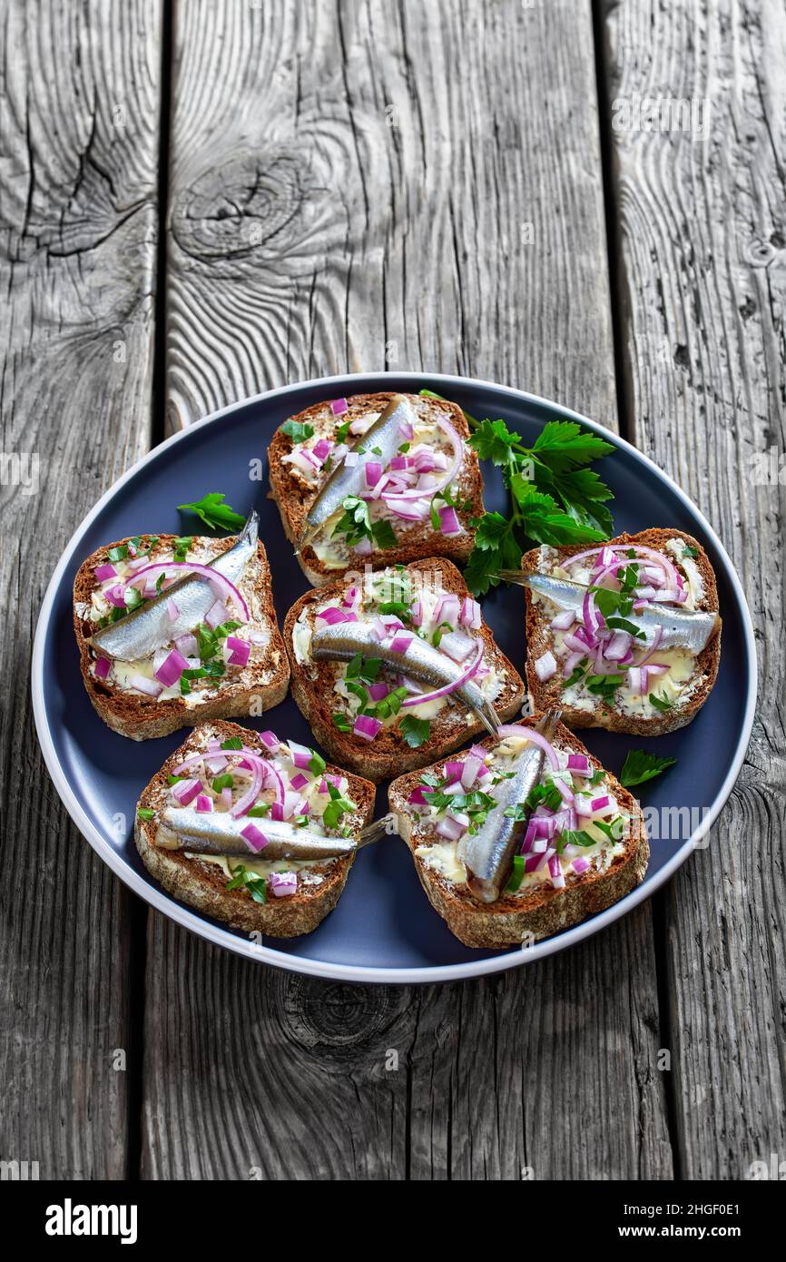 Estonian sprat sandwich hi-res stock photography and images - Alamy