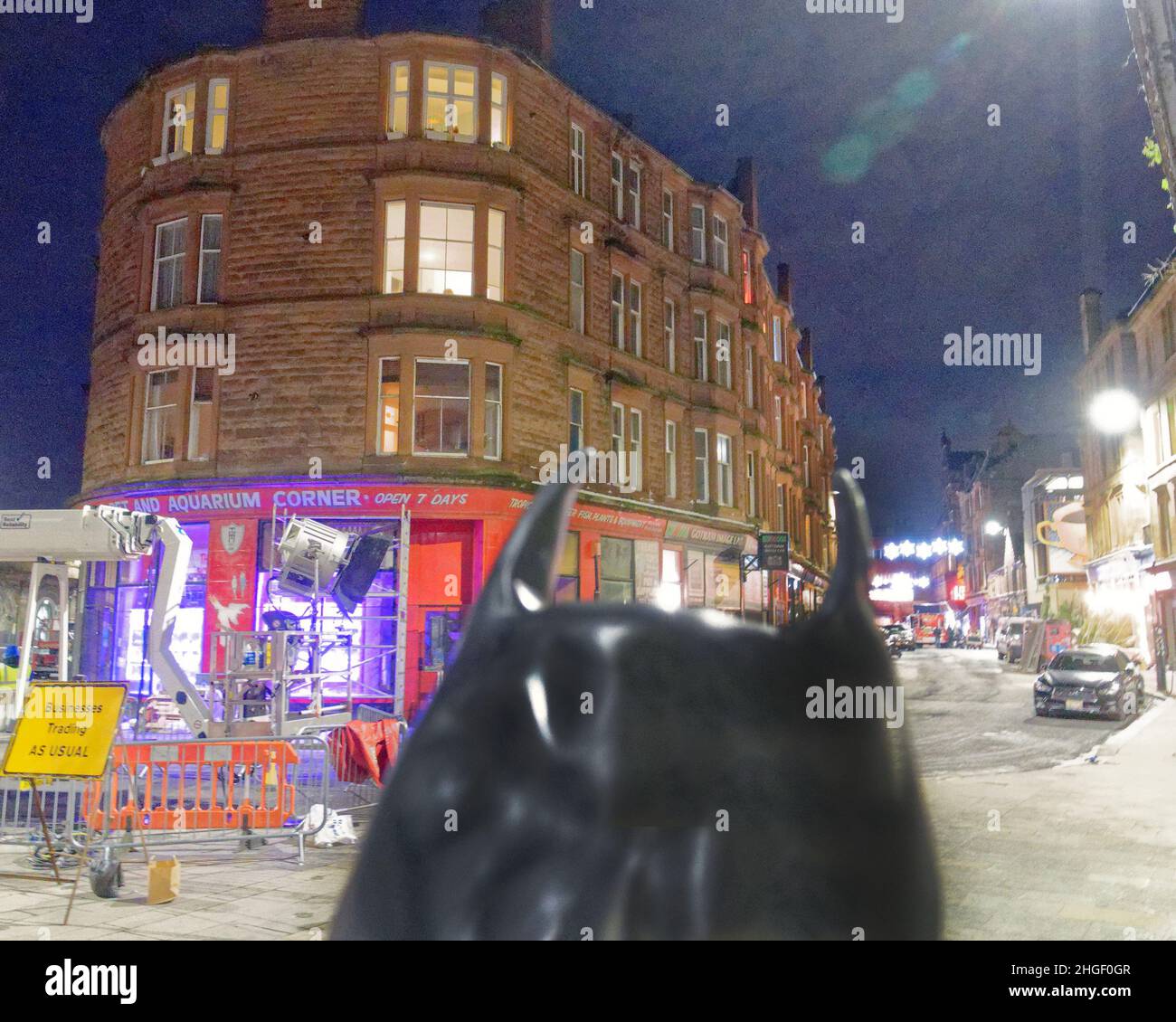 Glasgow, Scotland, UK. 20th Jan, 2022. New Batgirl film continues in ...