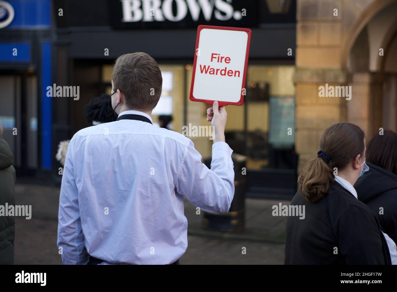 Fire safety warden hi-res stock photography and images - Alamy