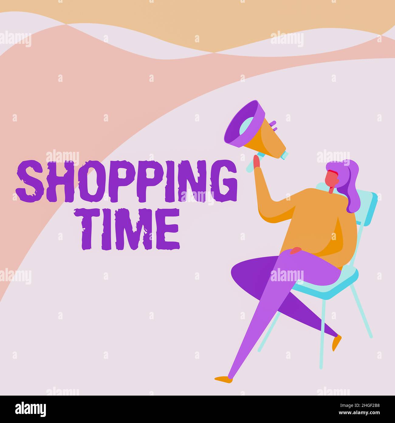 Writing displaying text Shopping Time, Internet Concept the session ...