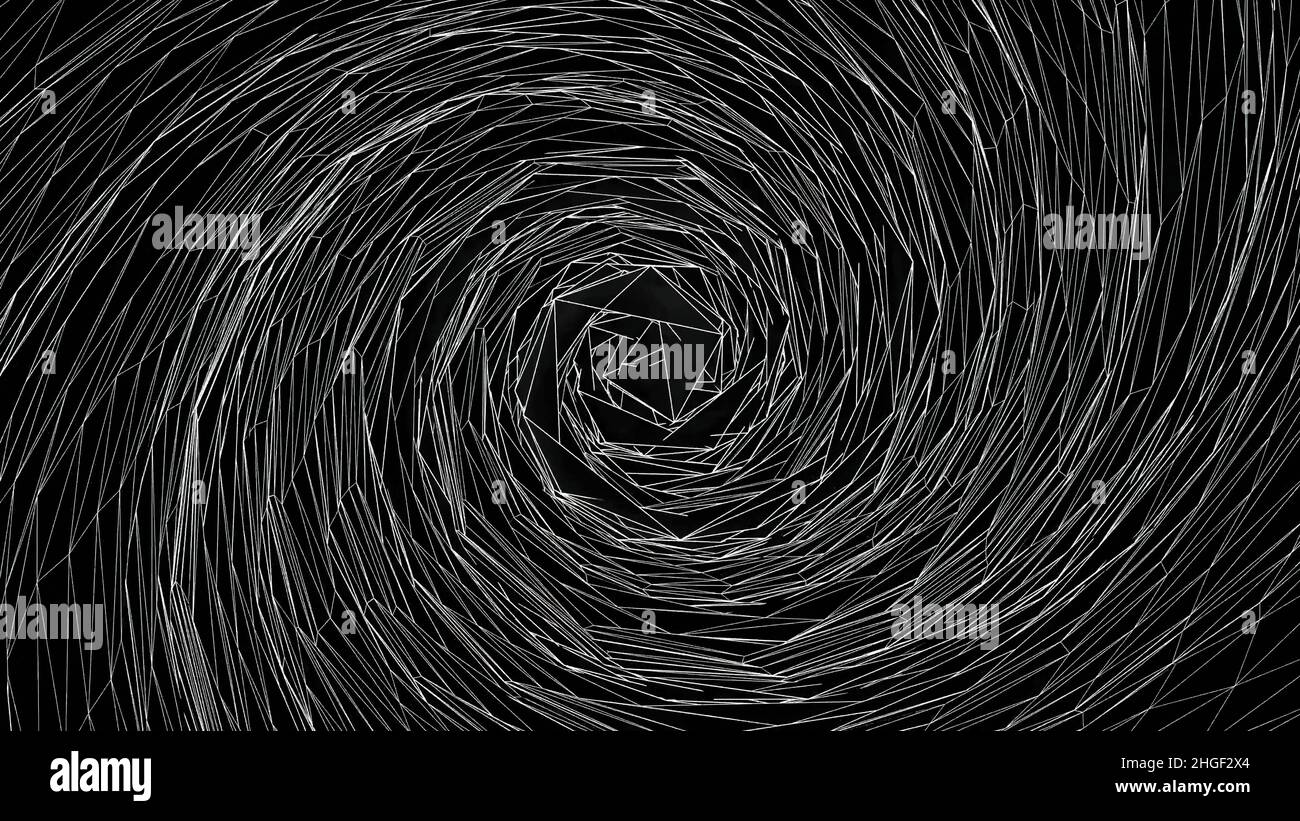 Endless spinning futuristic spiral silver hi-res stock photography and ...