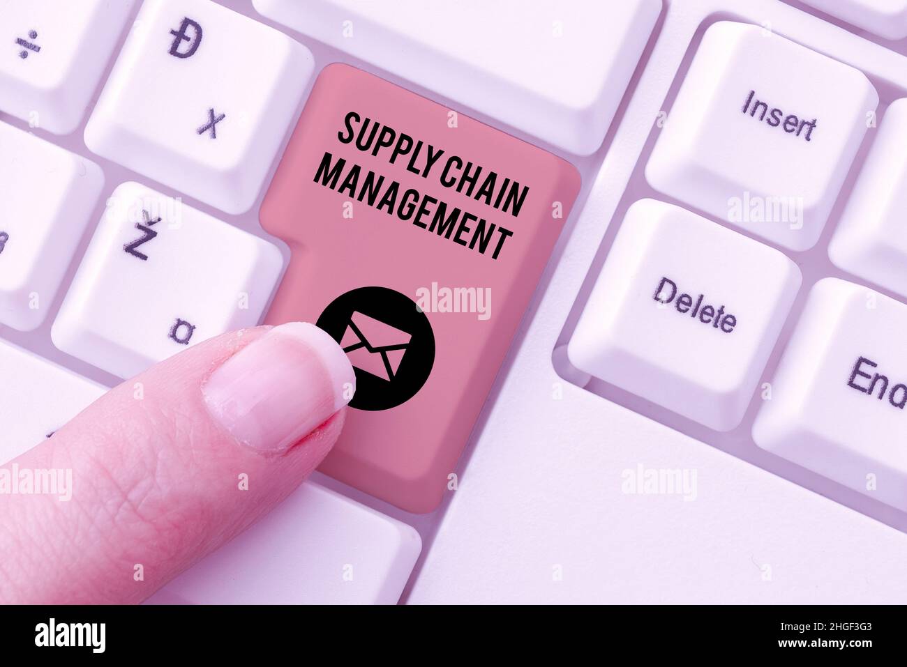 Text sign showing Supply Chain Management, Conceptual photo Aspects of ...