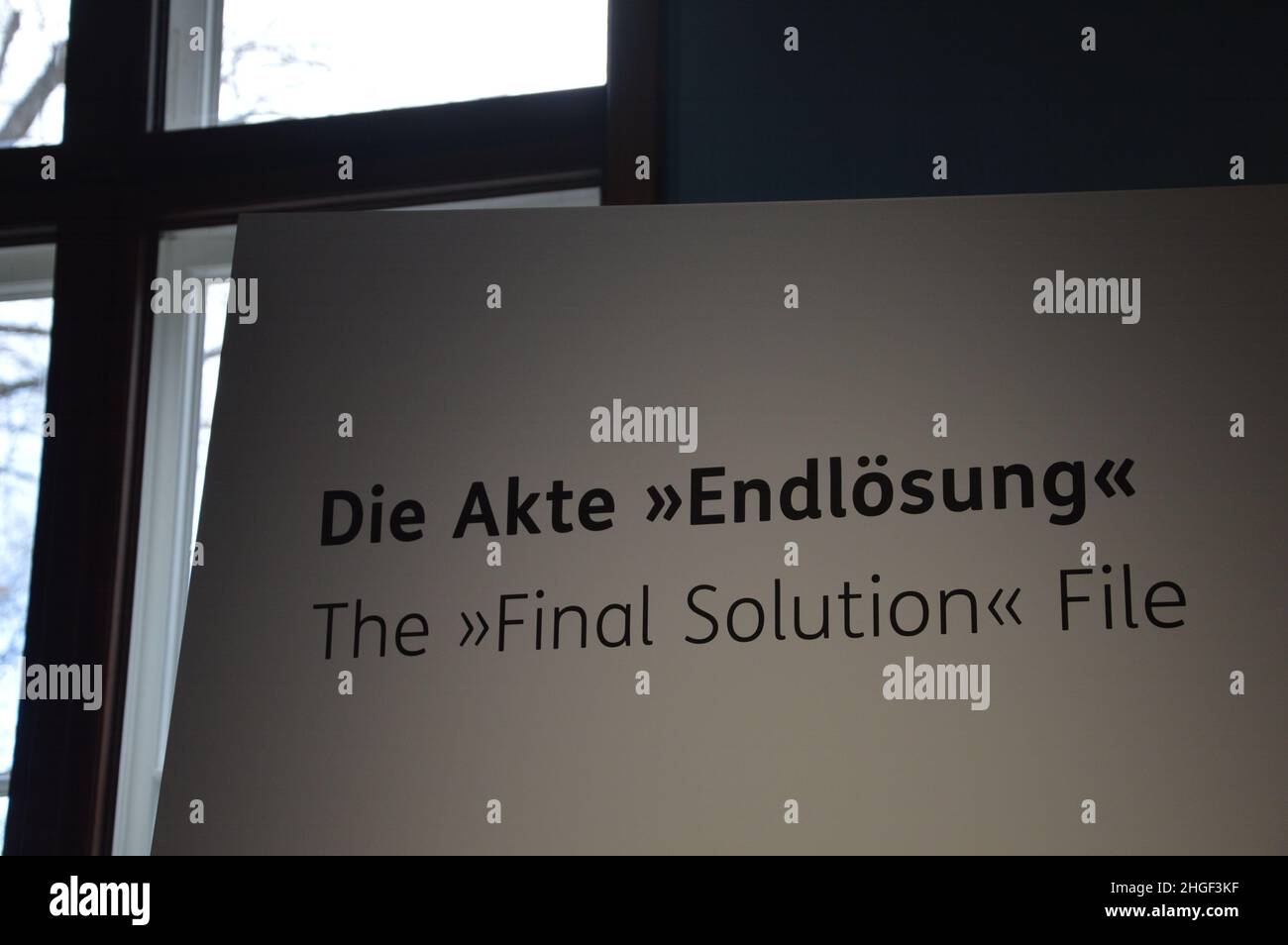 House of the Wannsee Conference in Wannsee, Berlin, Germany - January ...