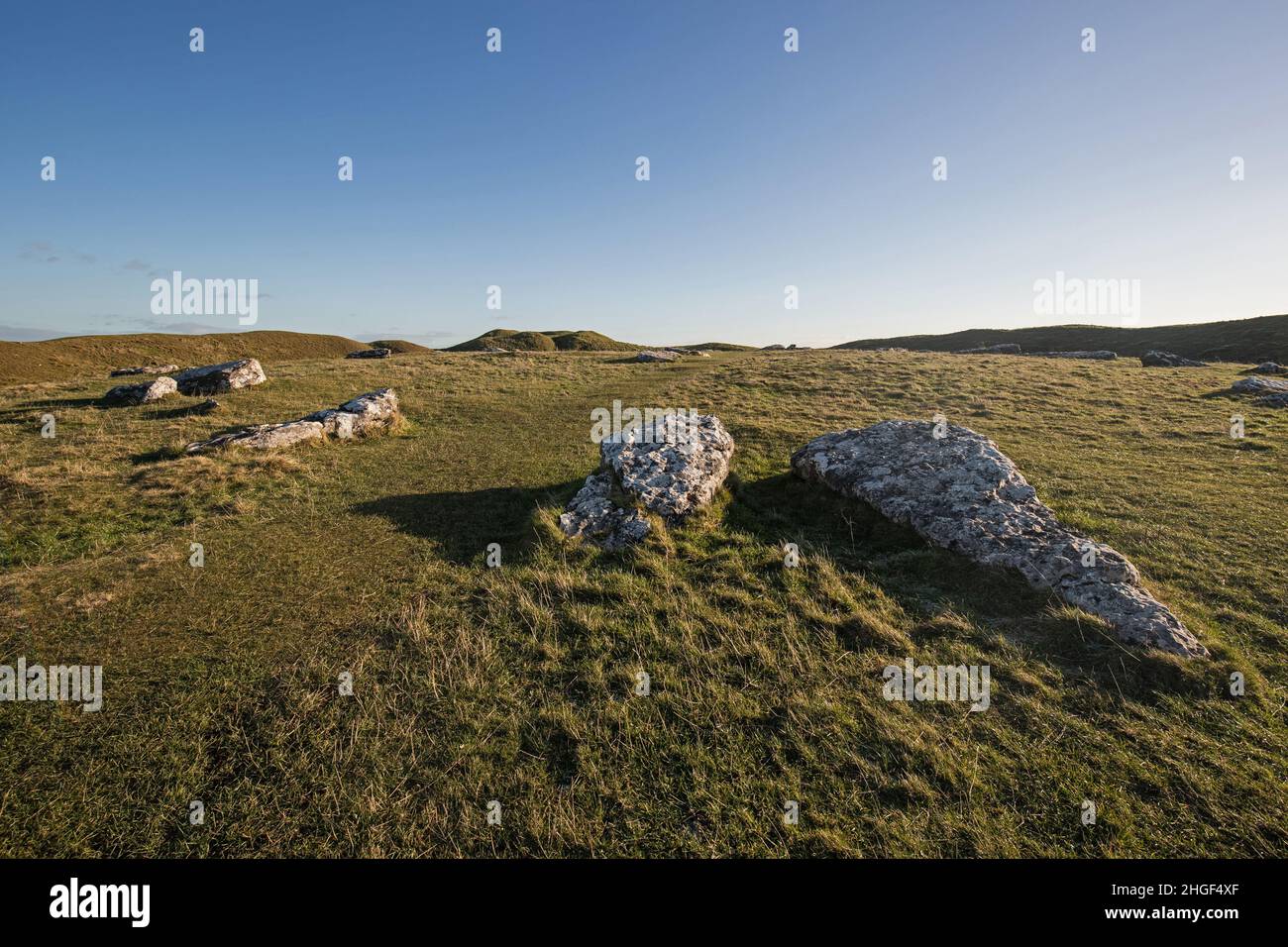 Arbor Low Stone Circle, Derbyshire, UK Stock Photo - Alamy