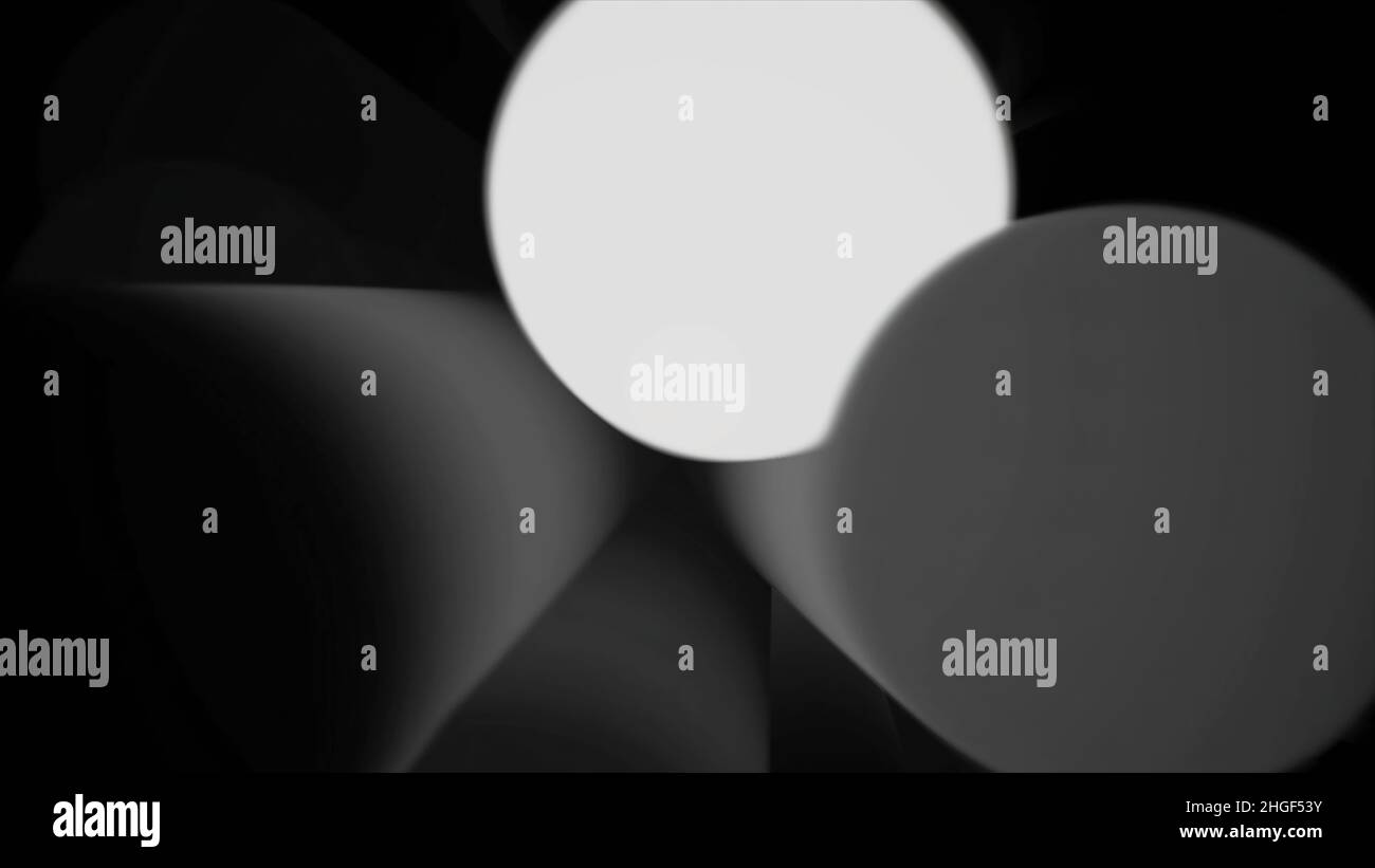 Defocused particle form abstract animated dark background. Abstract ...