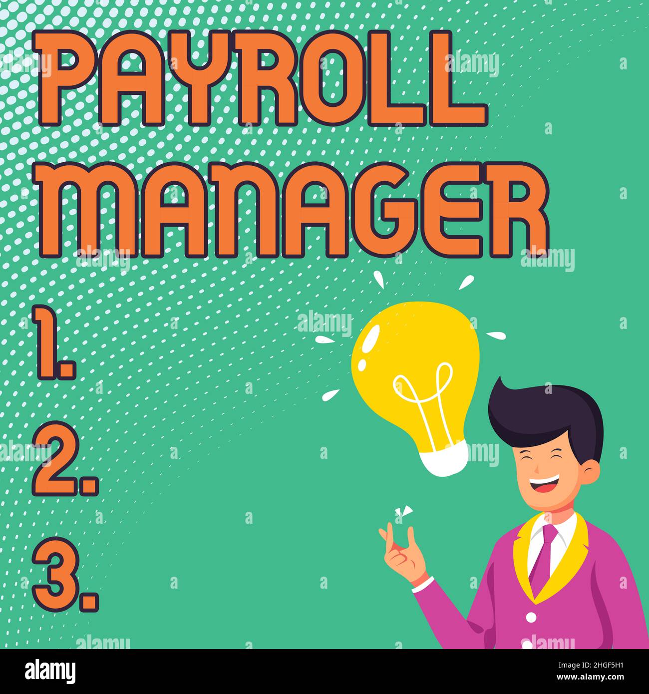 Text sign showing Payroll Manager, Business showcase Maintains payroll ...