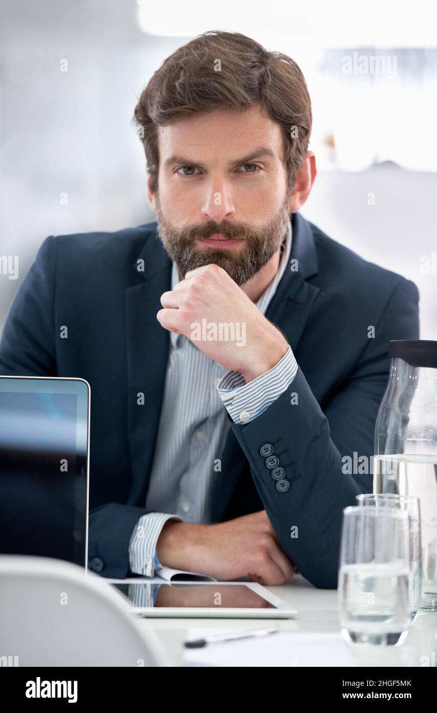 He's the right man for the job Stock Photo - Alamy