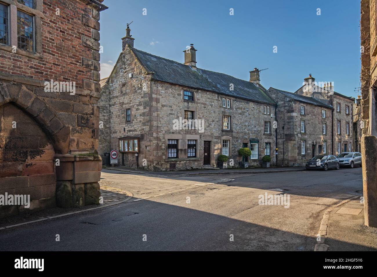 Winster Main Street, Derbyshire, Peak District, UK Stock Photo - Alamy