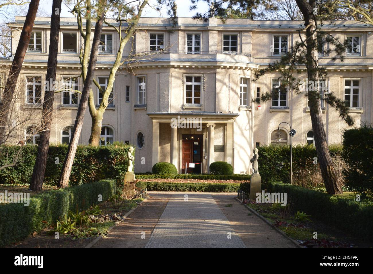 Berlin, Germany - January 20, 2022 - House of the Wannsee Conference in ...