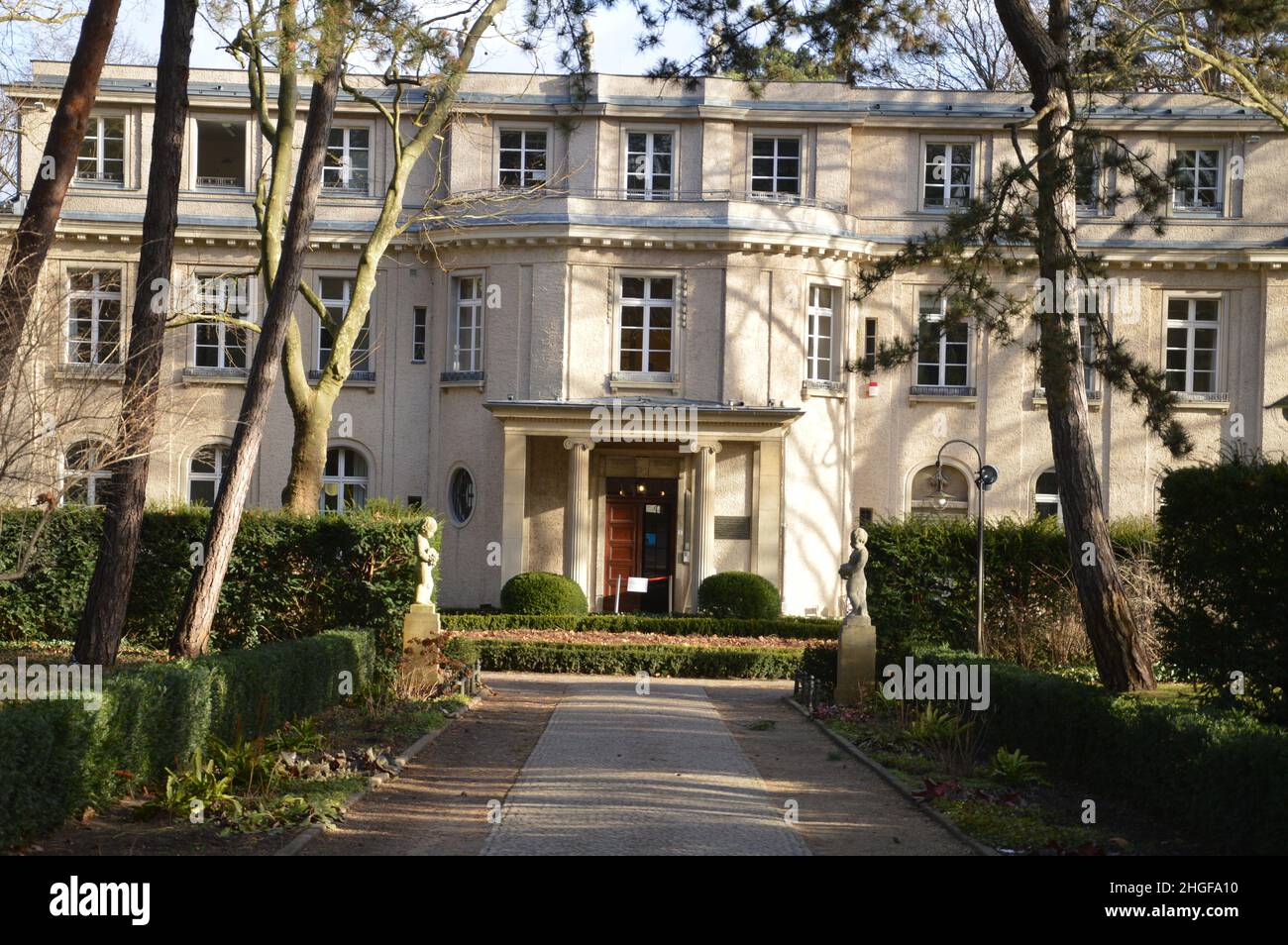 Berlin, Germany - January 20, 2022 - House of the Wannsee Conference in ...
