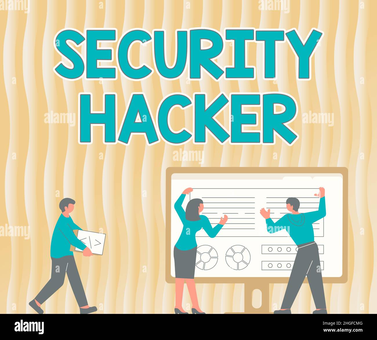 Text Sign Showing Security Hacker Business Concept Someone Who Explores Methods For Breaching