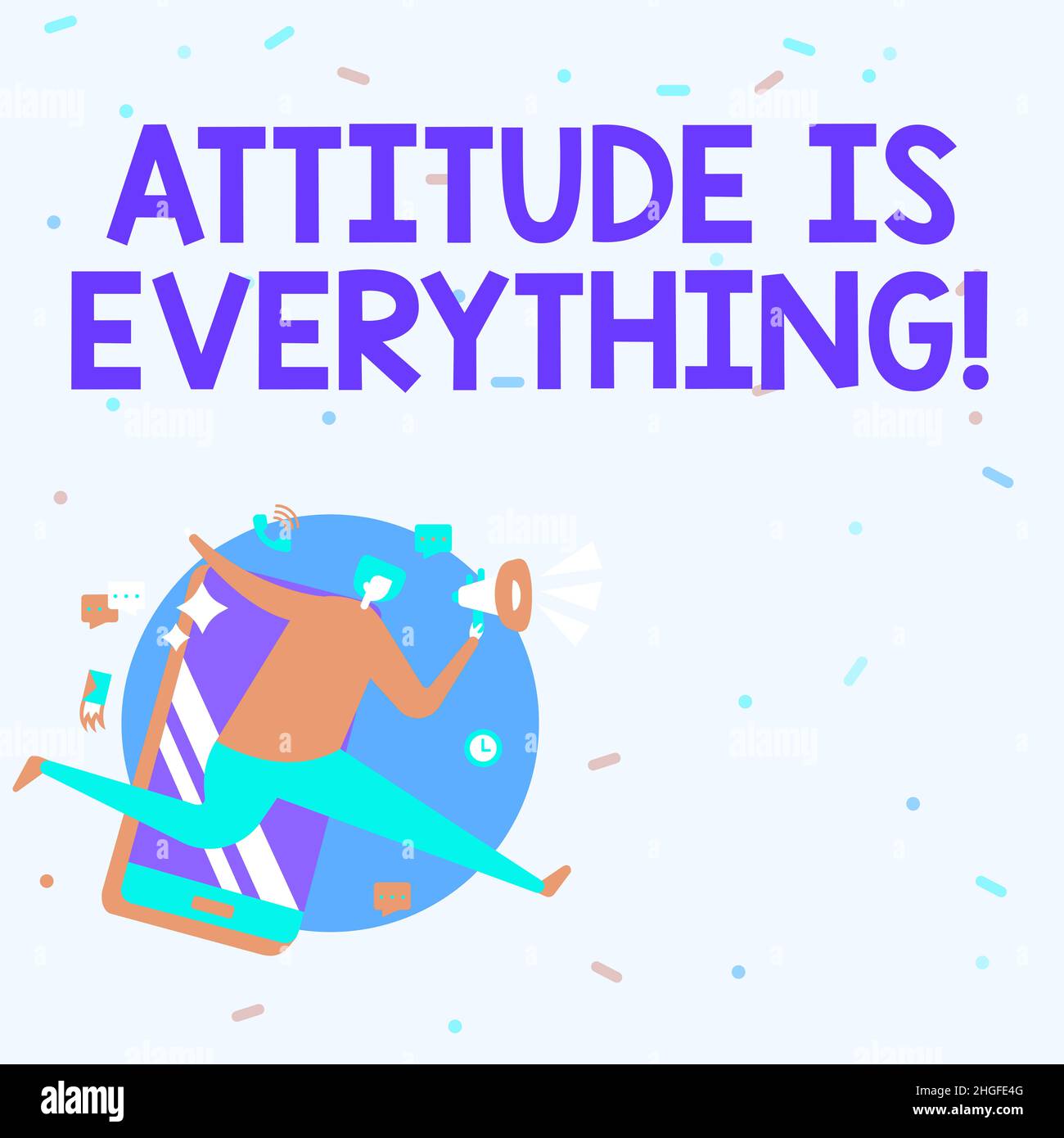 Conceptual display Attitude Is Everything, Word for Personal Outlook ... Conceptual display Attitude Is Everything, Word for Personal Outlook ...