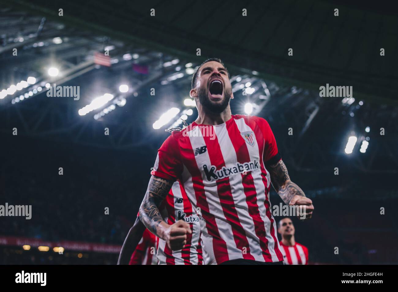 Bilbao, Basque Country, Spain. 20th Jan, 2022. IÃ‘IGO MARTINEZ (4) of ...