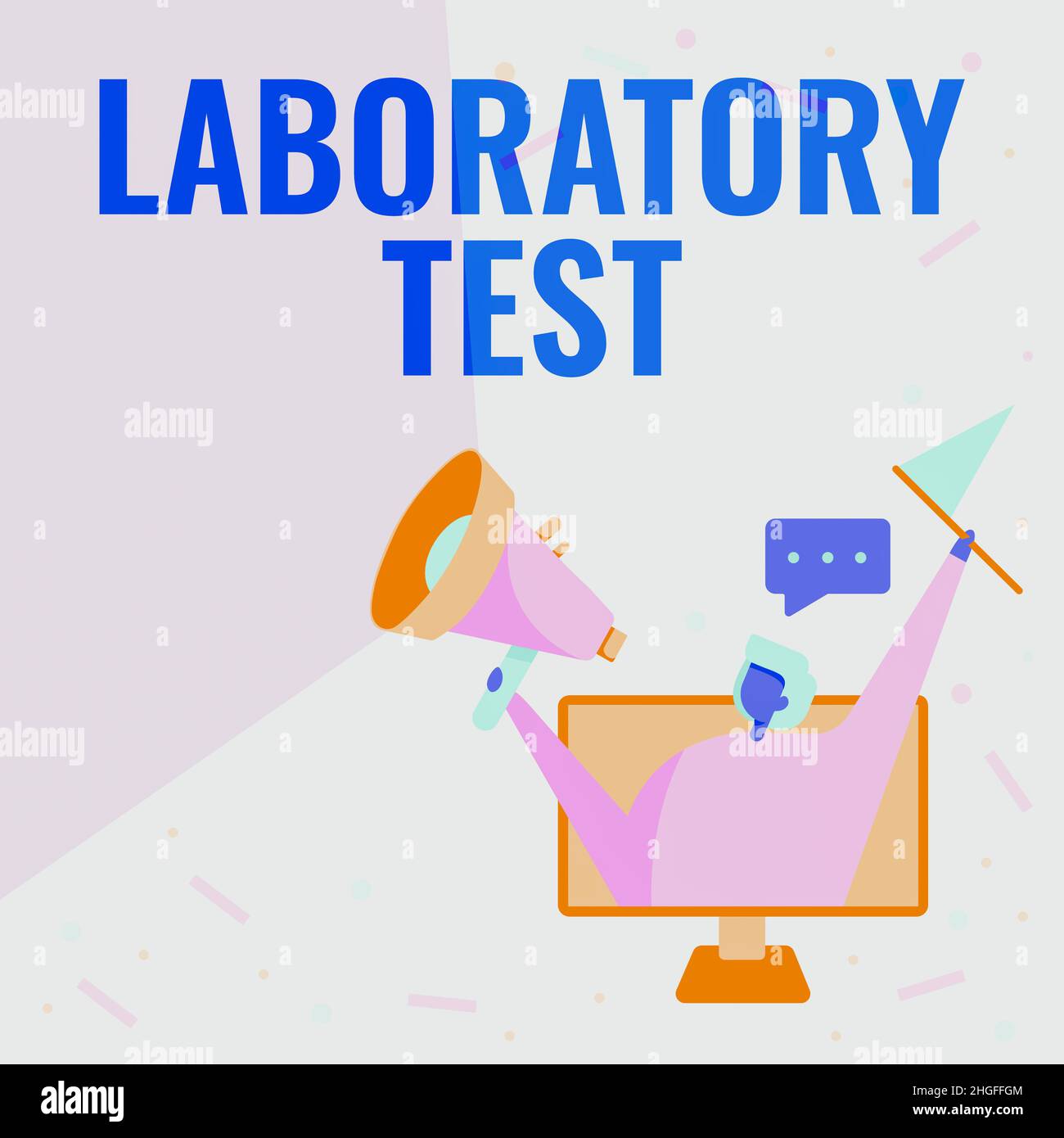 Text showing inspiration Laboratory Test, Word Written on Determination ...