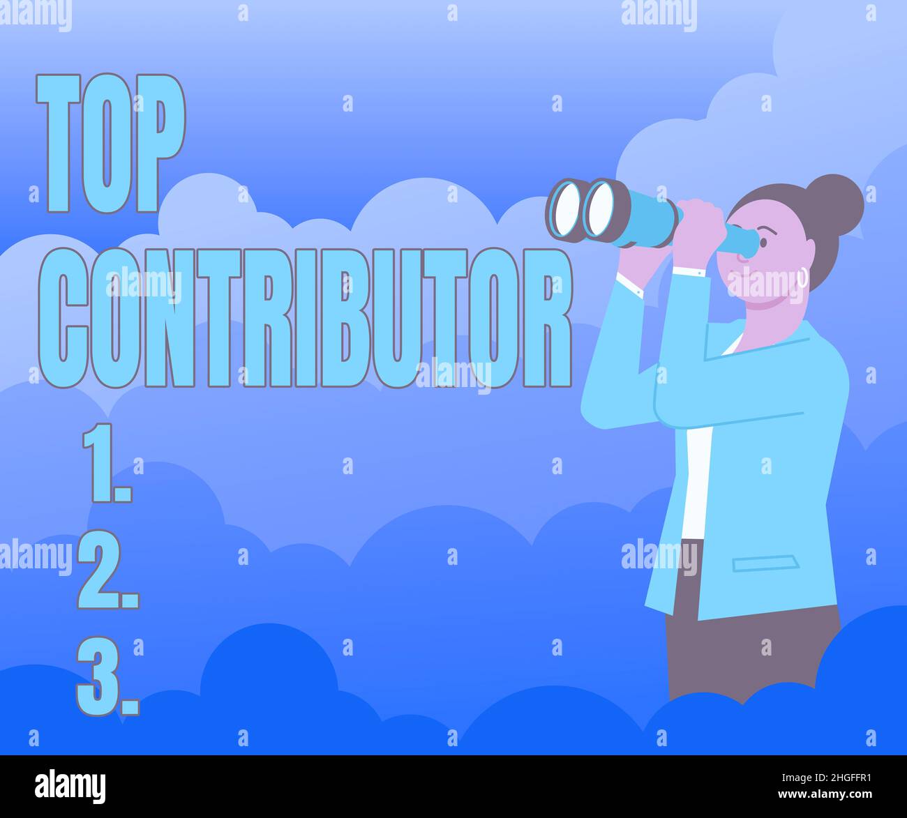 Text showing inspiration Top Contributor, Conceptual photo person who ...