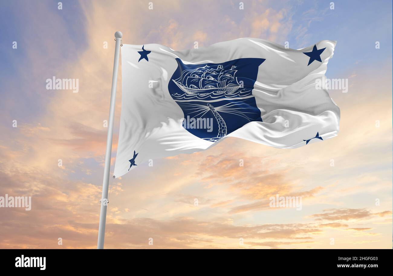 Minsk, Belarus - May, 2021: flag of United States Deputy Secretary of ...