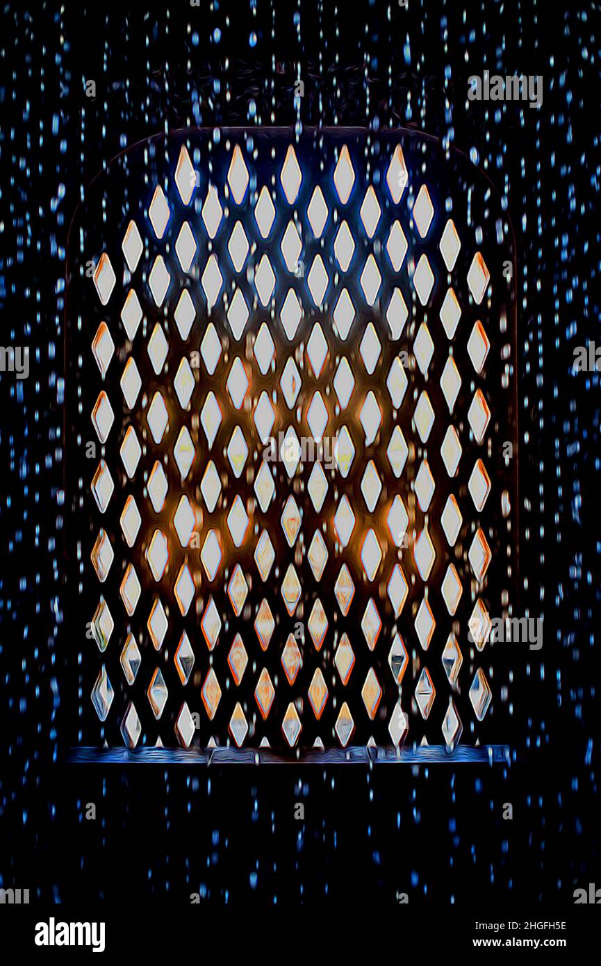 Backlit rain in front of bright window Stock Photo - Alamy