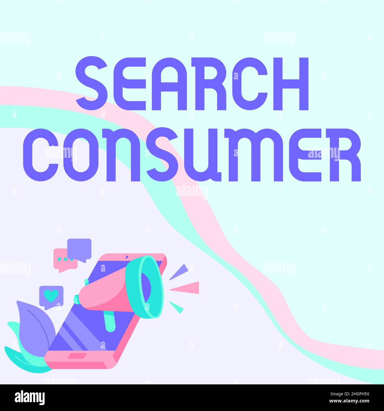 Inspiration showing sign Search Consumer, Concept meaning research ...