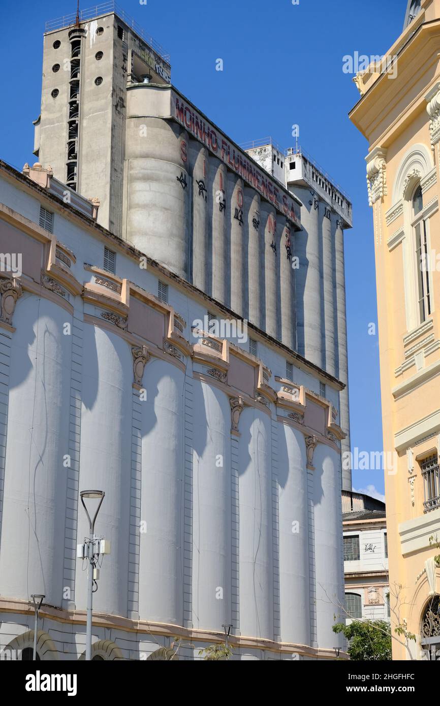 Brazil Rio de Janeiro - Port and Docks Area building facades Stock ...