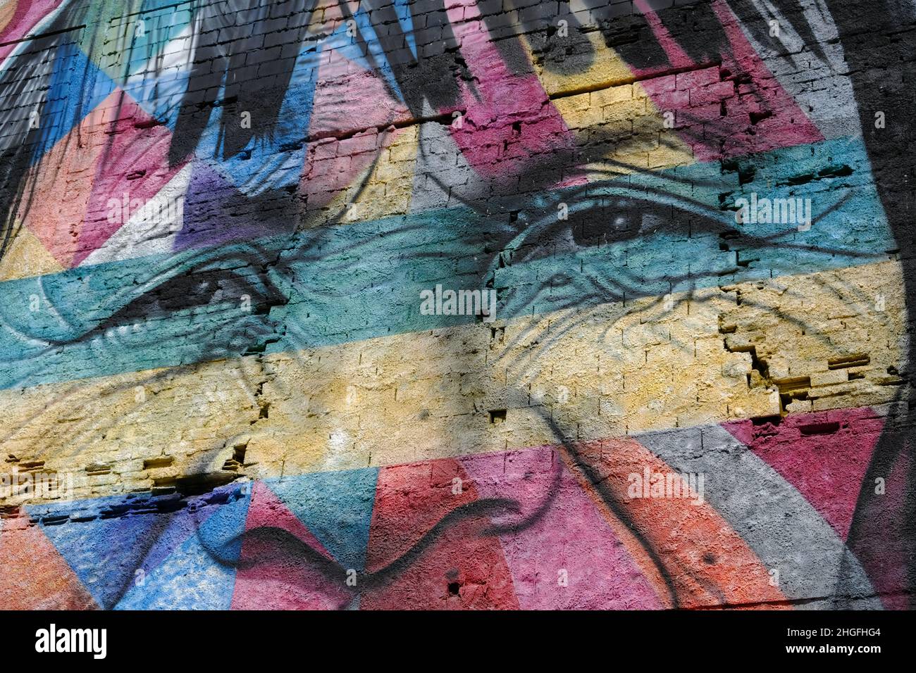 Brazil Rio de Janeiro - Port and Docks Area graffiti Ethnic Wall ...