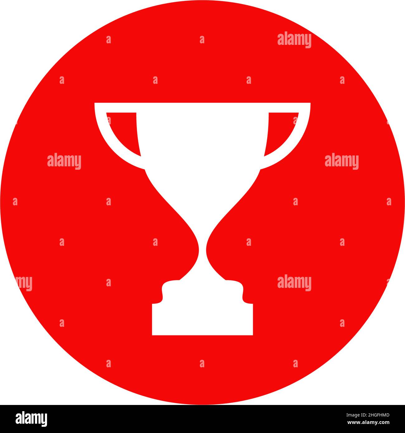 Trophy icon logo design vector illustration template Stock Vector Image ...