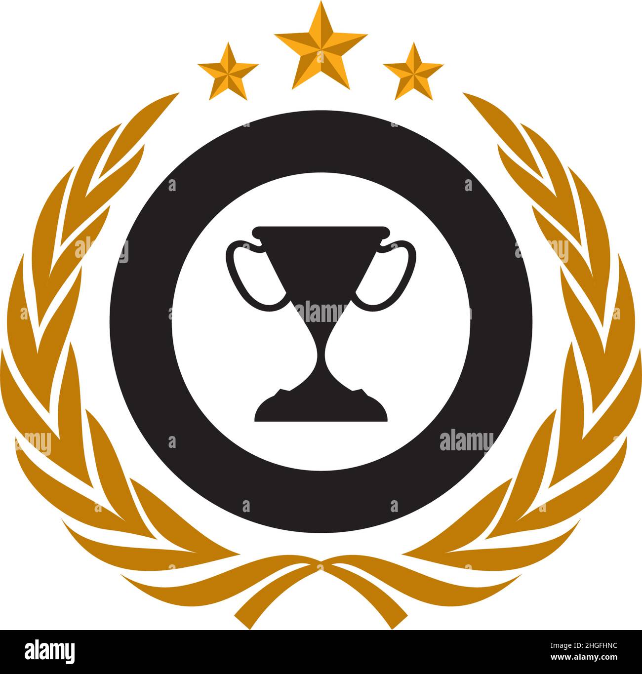 Trophy icon logo design vector illustration template Stock Vector Image ...