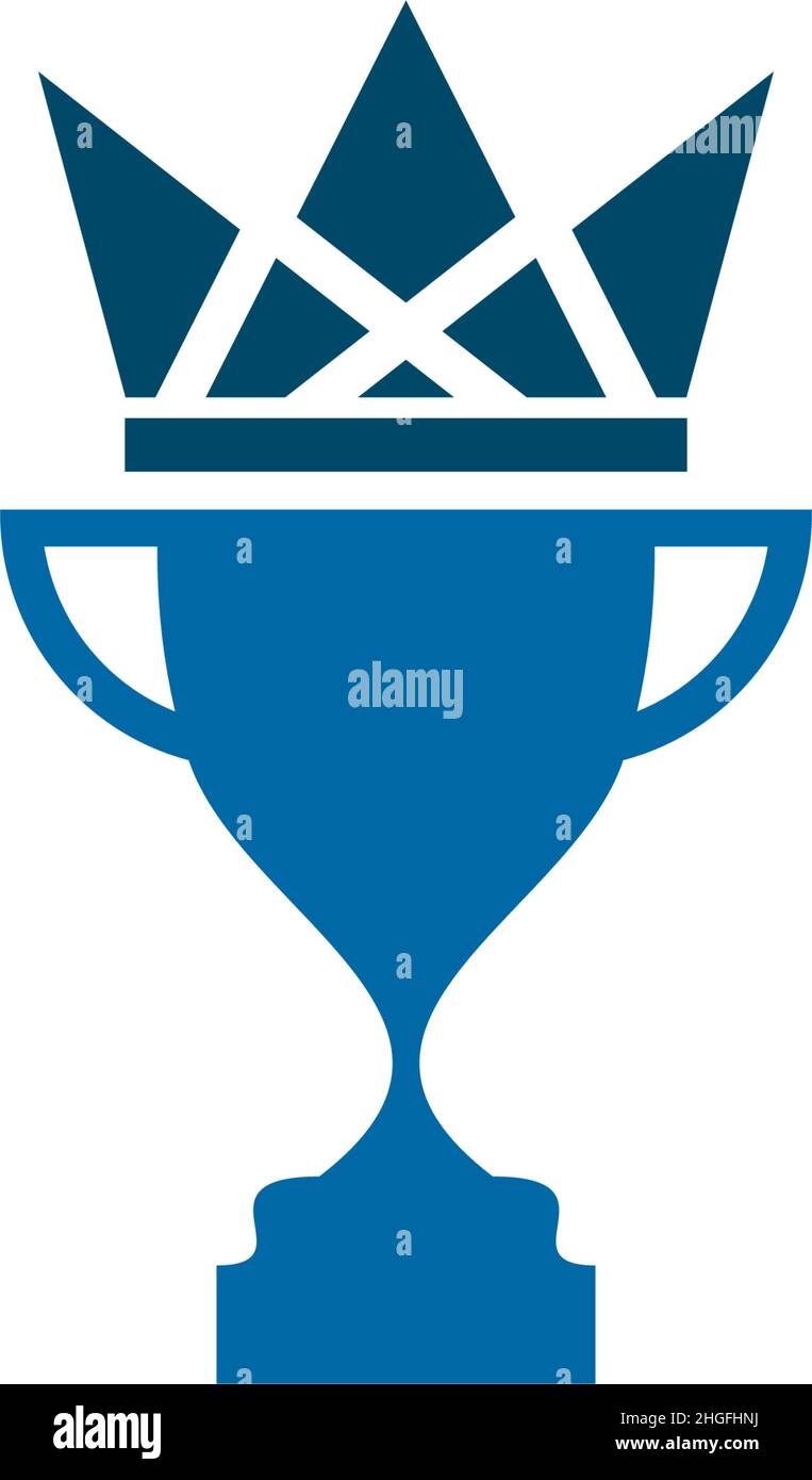 Trophy icon logo design vector illustration template Stock Vector Image ...