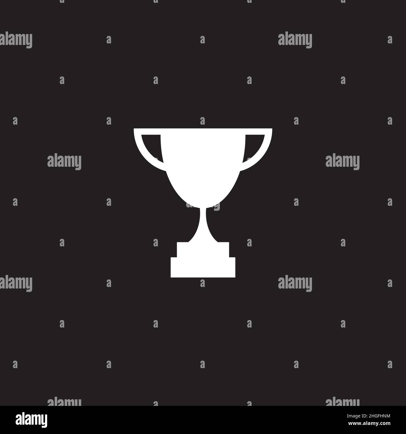 Trophy icon logo design vector illustration template Stock Vector Image ...