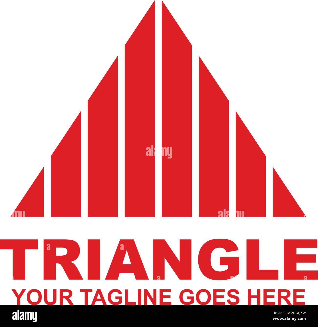 Triangle logo design inspiration vector template Stock Vector Image ...