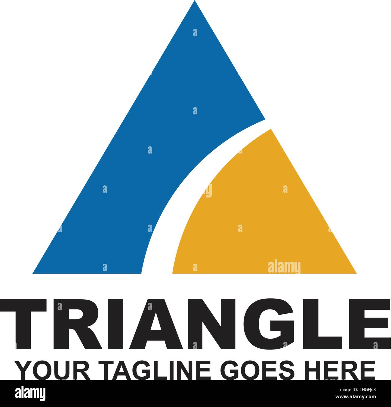 Triangle logo design inspiration vector template Stock Vector Image ...