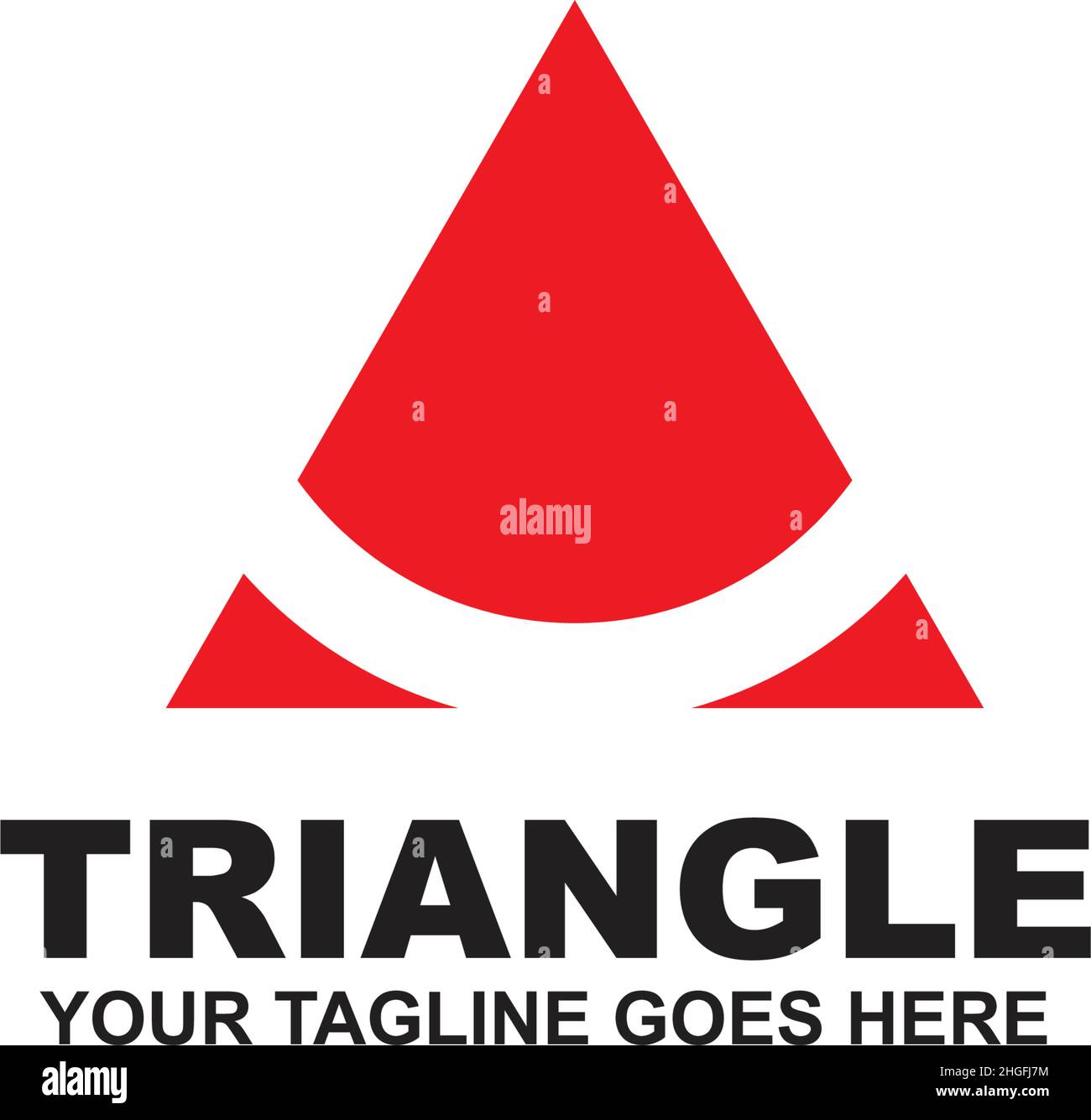 Triangle logo design inspiration vector template Stock Vector Image ...