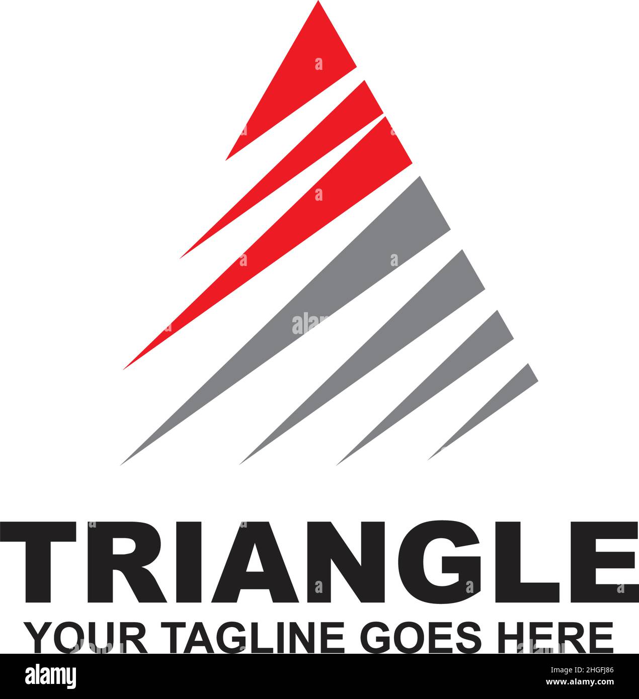 Triangle logo design inspiration vector template Stock Vector Image ...