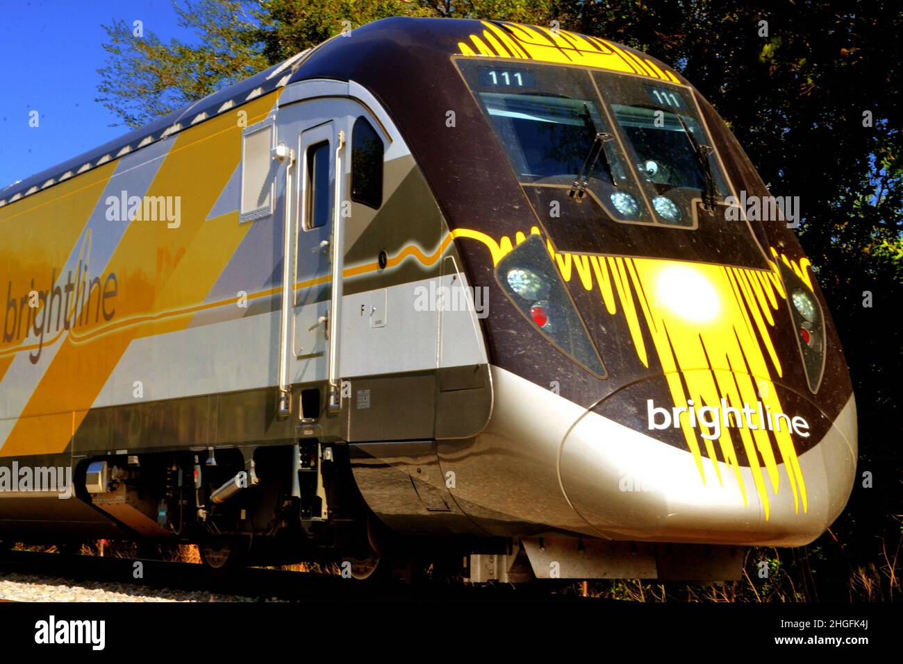 Cocoa. Brevard County. Florida. January 20, 2022. Brightline has taken ...