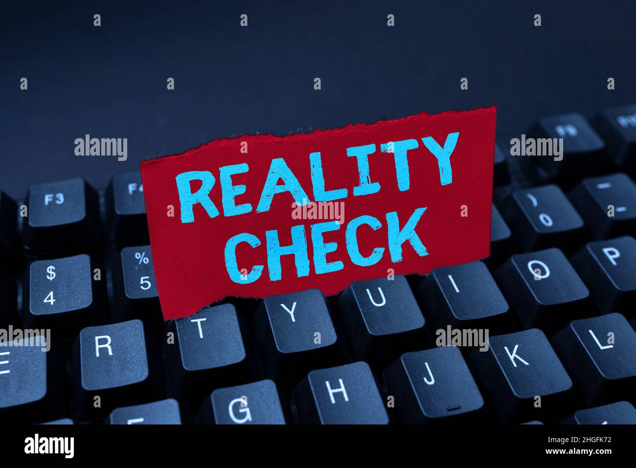 Writing displaying text Reality Check, Word Written on making the ...