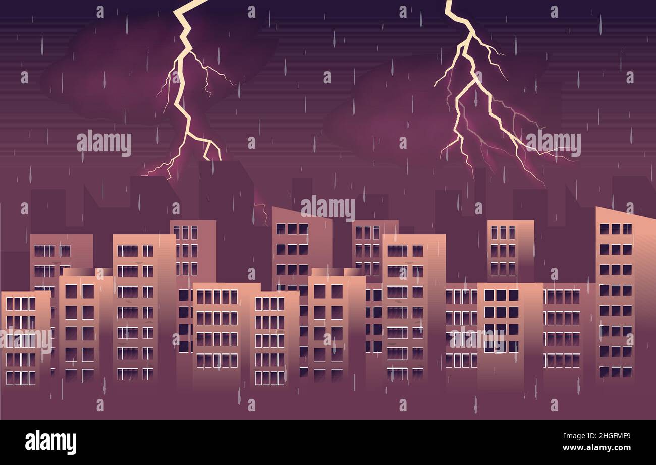 Cityscape illustration Stock Vector Images - Alamy