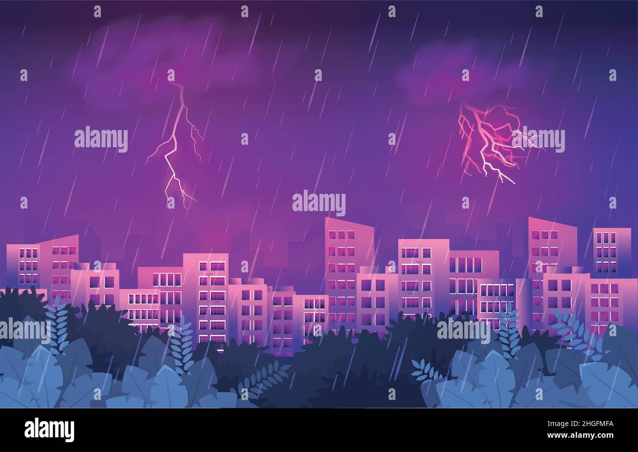 Bad weather vector vectors hi-res stock photography and images - Alamy