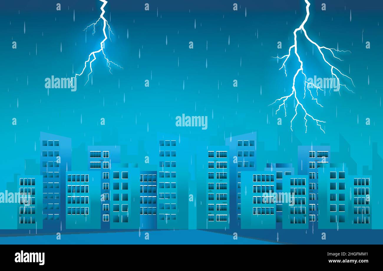 Lightning road building Stock Vector Images - Alamy
